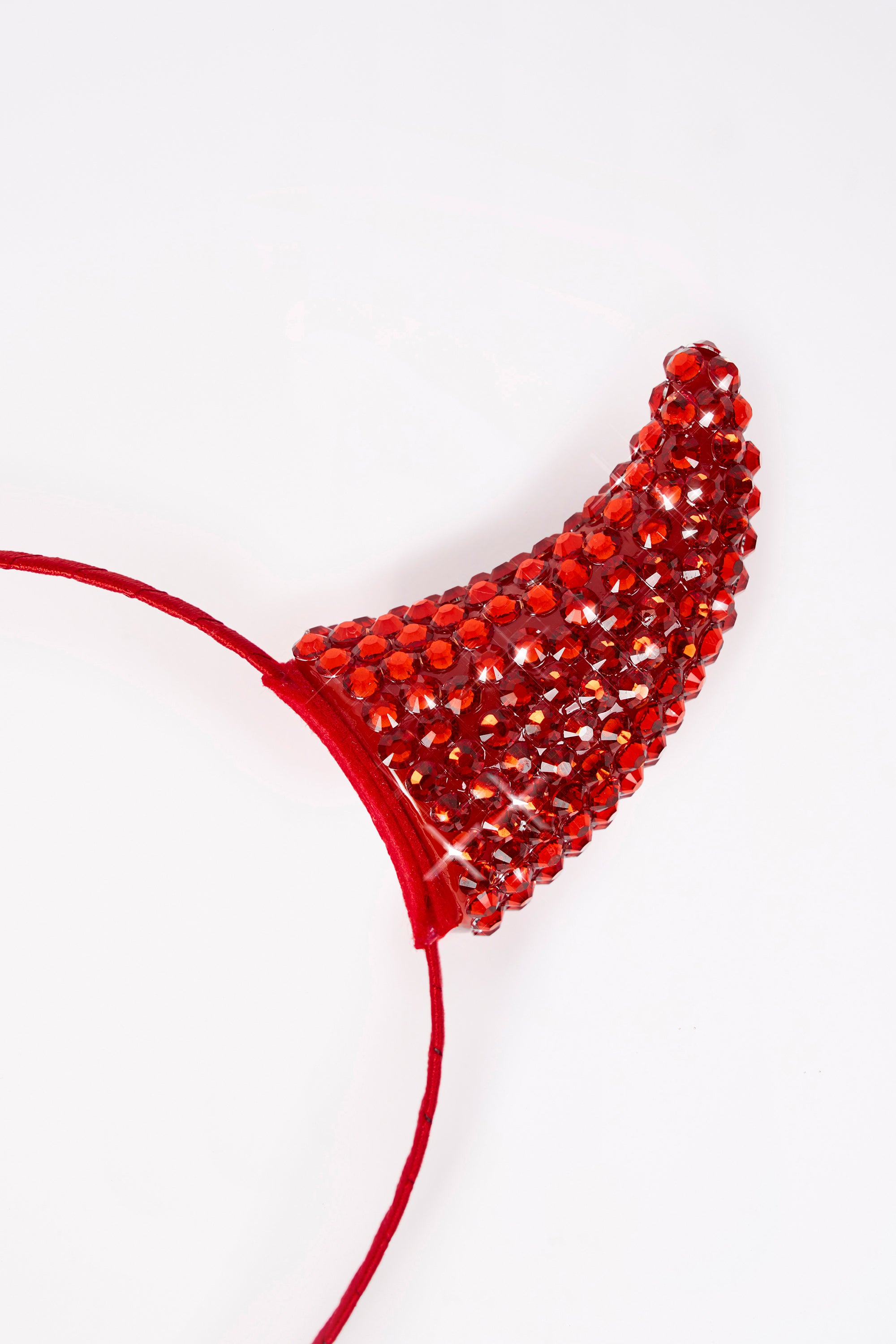 Vixena Devil Horns Headband in Fire Red | Oh Polly