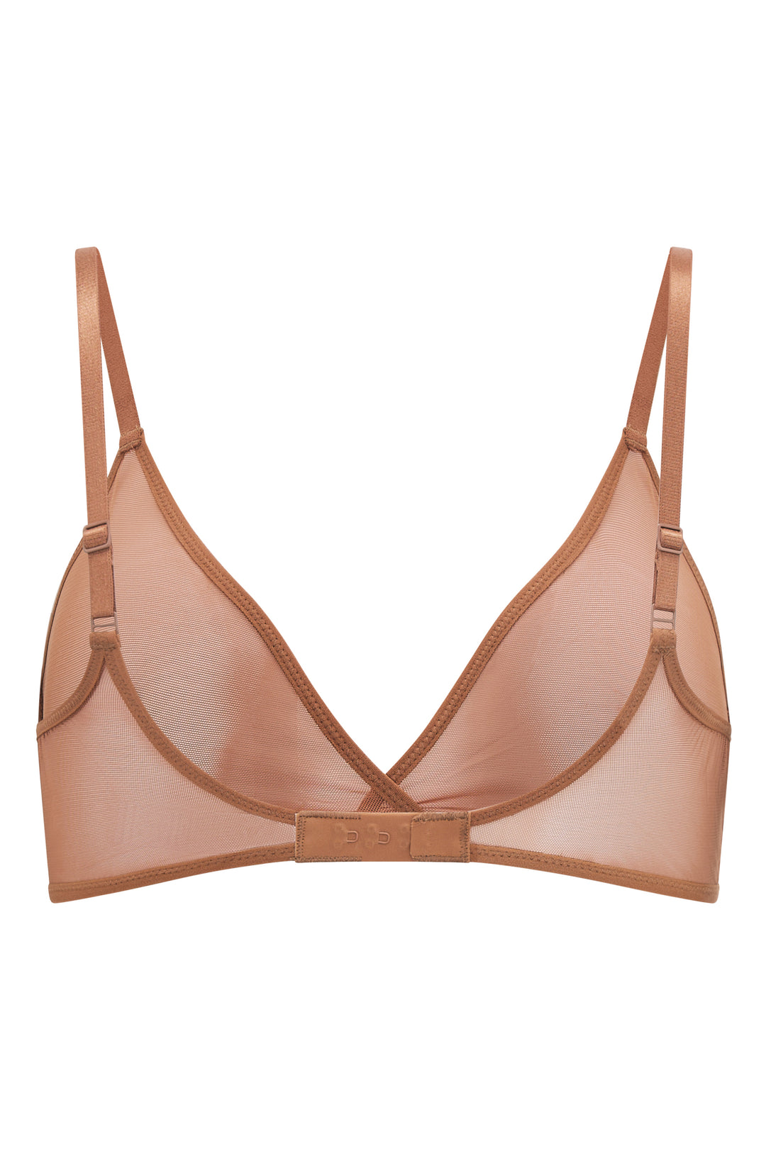 Intimates Soft Mesh Single Layer Triangle Bra in Honey | Oh Polly