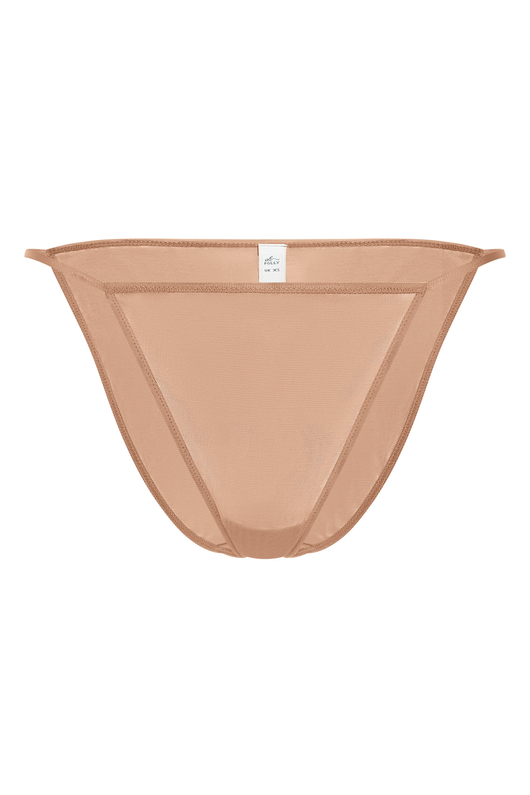 Intimates Soft Mesh String Bikini in Warm Peach | Oh Polly