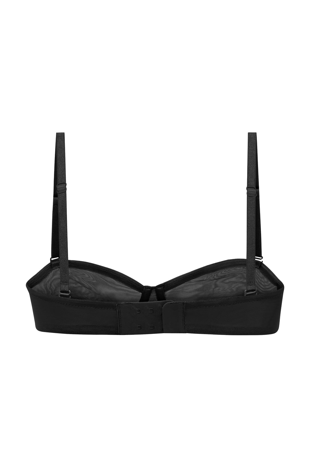 Intimates Soft Mesh Strapless Bra in Black | Oh Polly