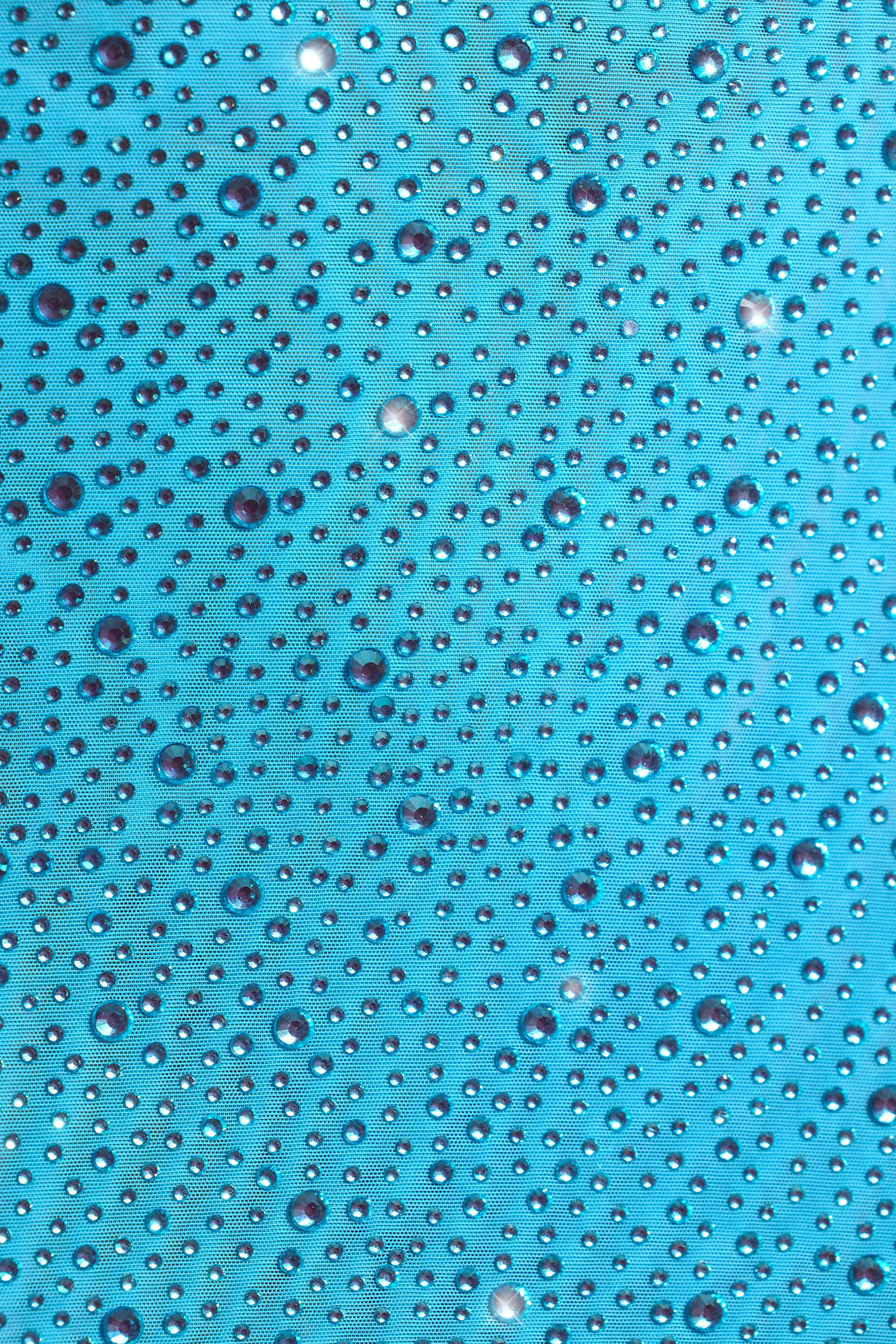 Inina Embellished Mid-Rise Micro Mini Skirt in Aqua Blue | Oh Polly
