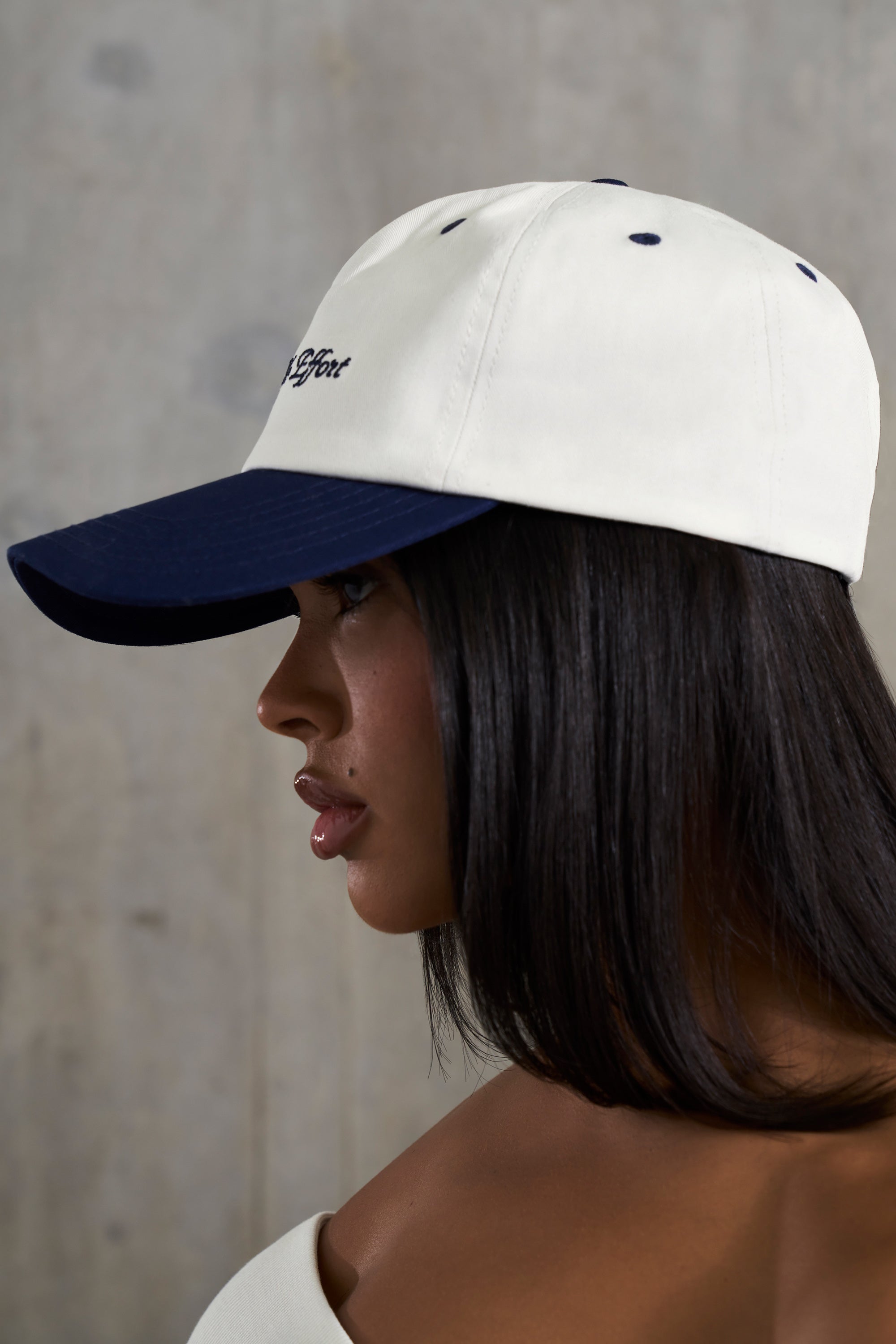 Elevate Baseball Cap in White | Oh Polly