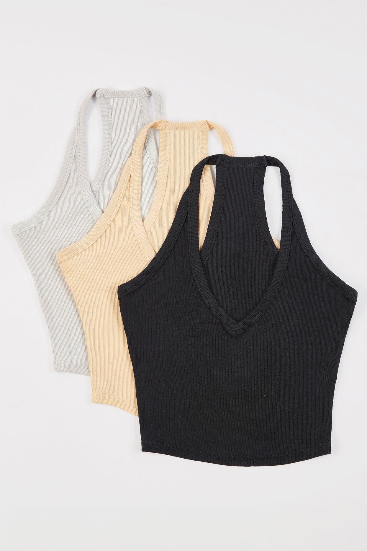 Rest Modal Rib V Neck Tank Top Bundle | Oh Polly