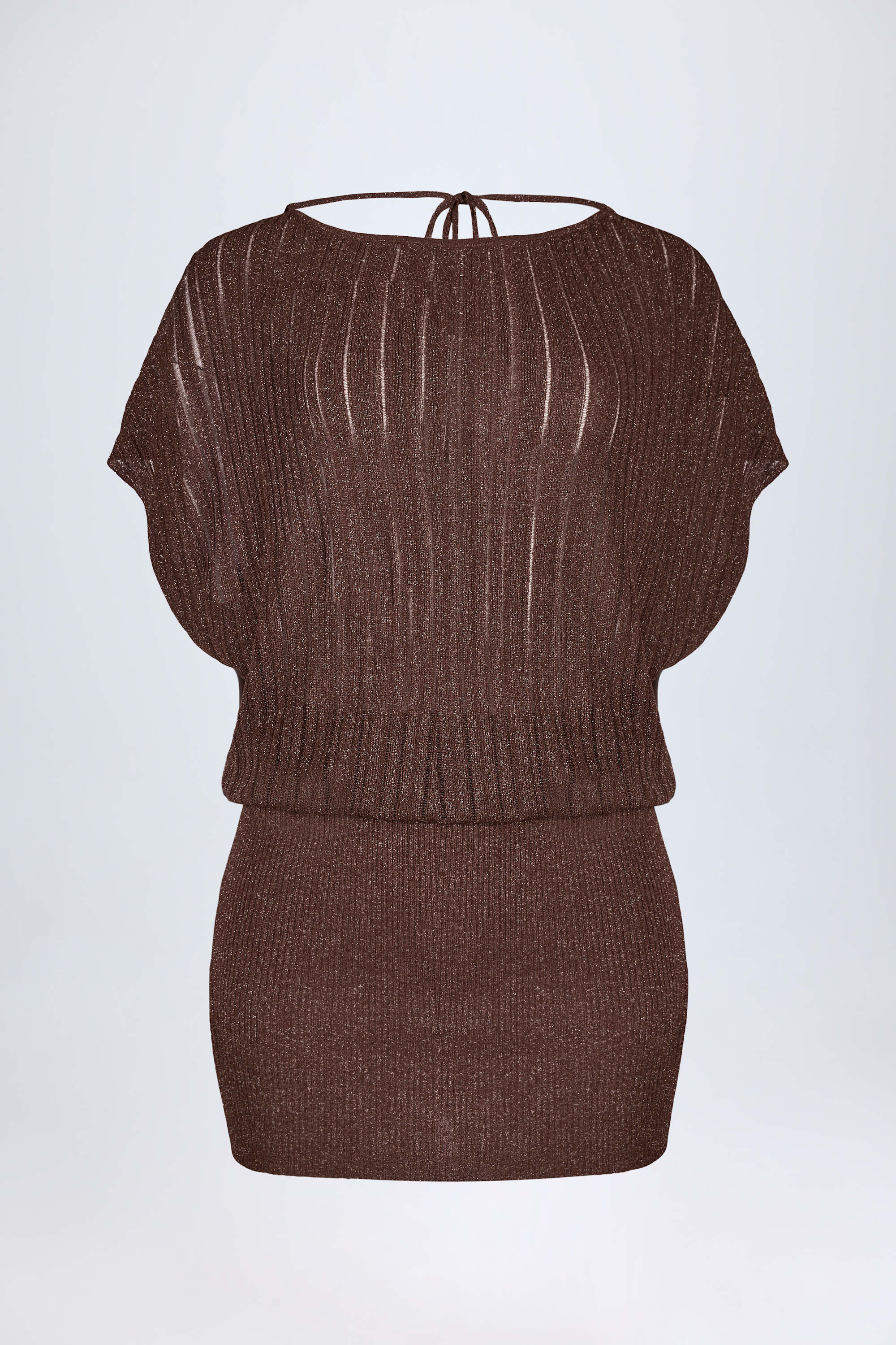 Amanita Backless Batwing Mini Dress in Bronze | Oh Polly Swim