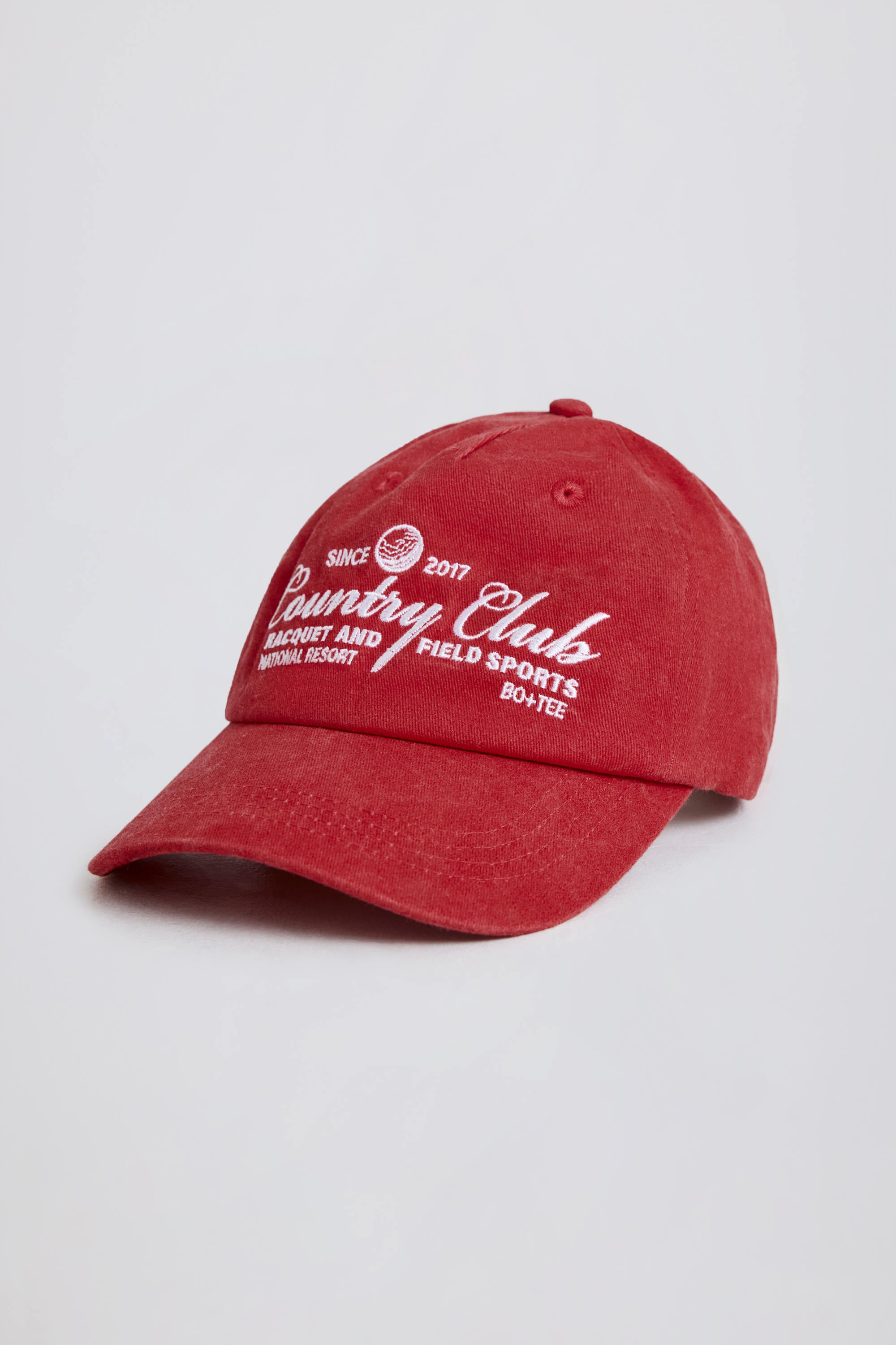 Baseball Cap in Dark Red | Oh Polly