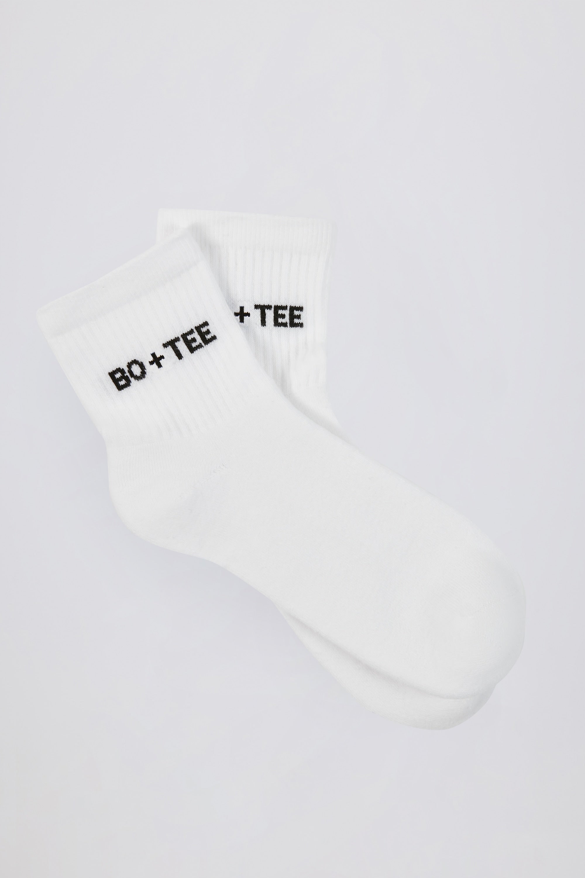 Ribbed Crew Sock Bundle in White | Oh Polly