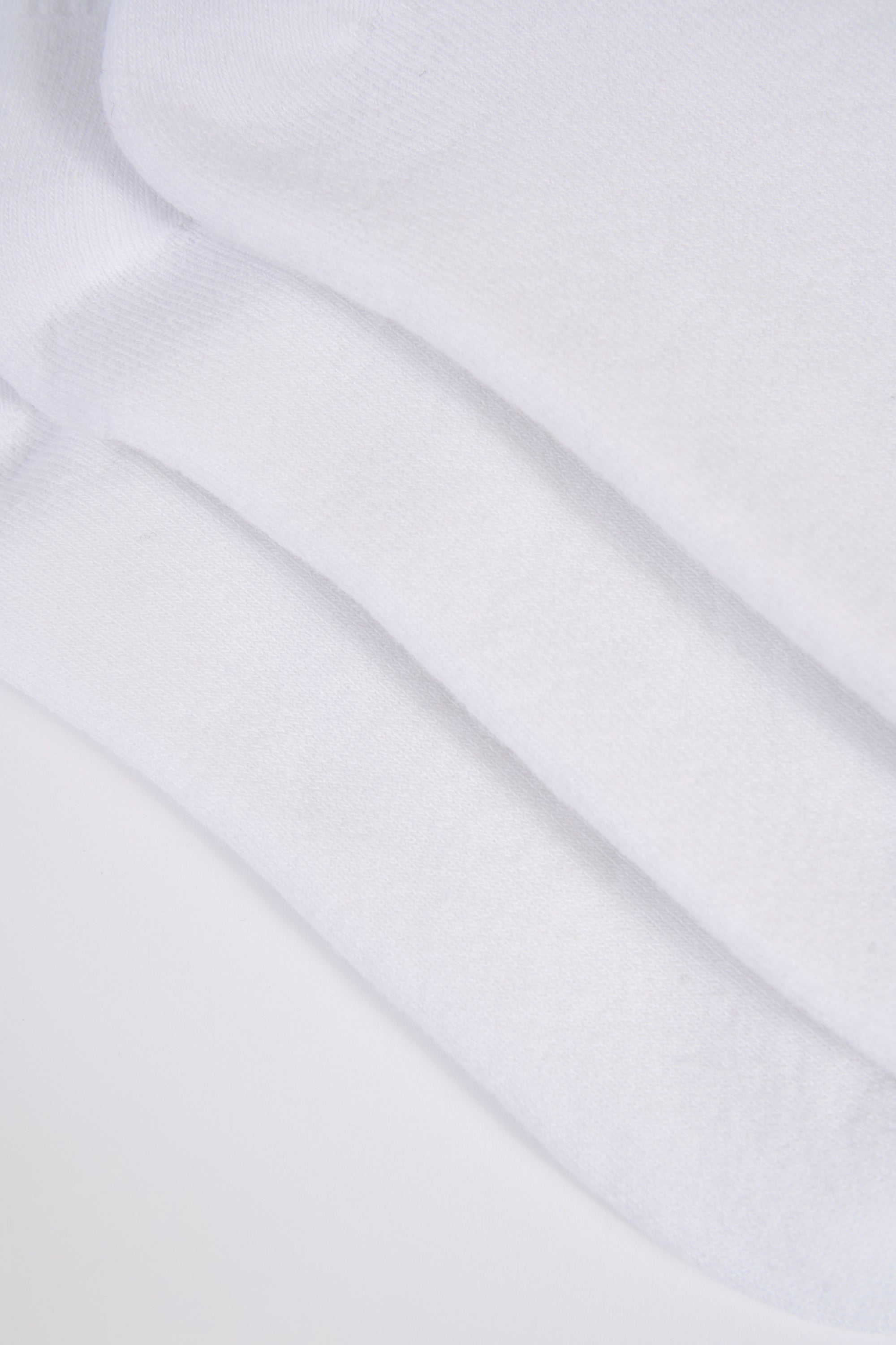 Ribbed Crew Sock Bundle in White | Oh Polly