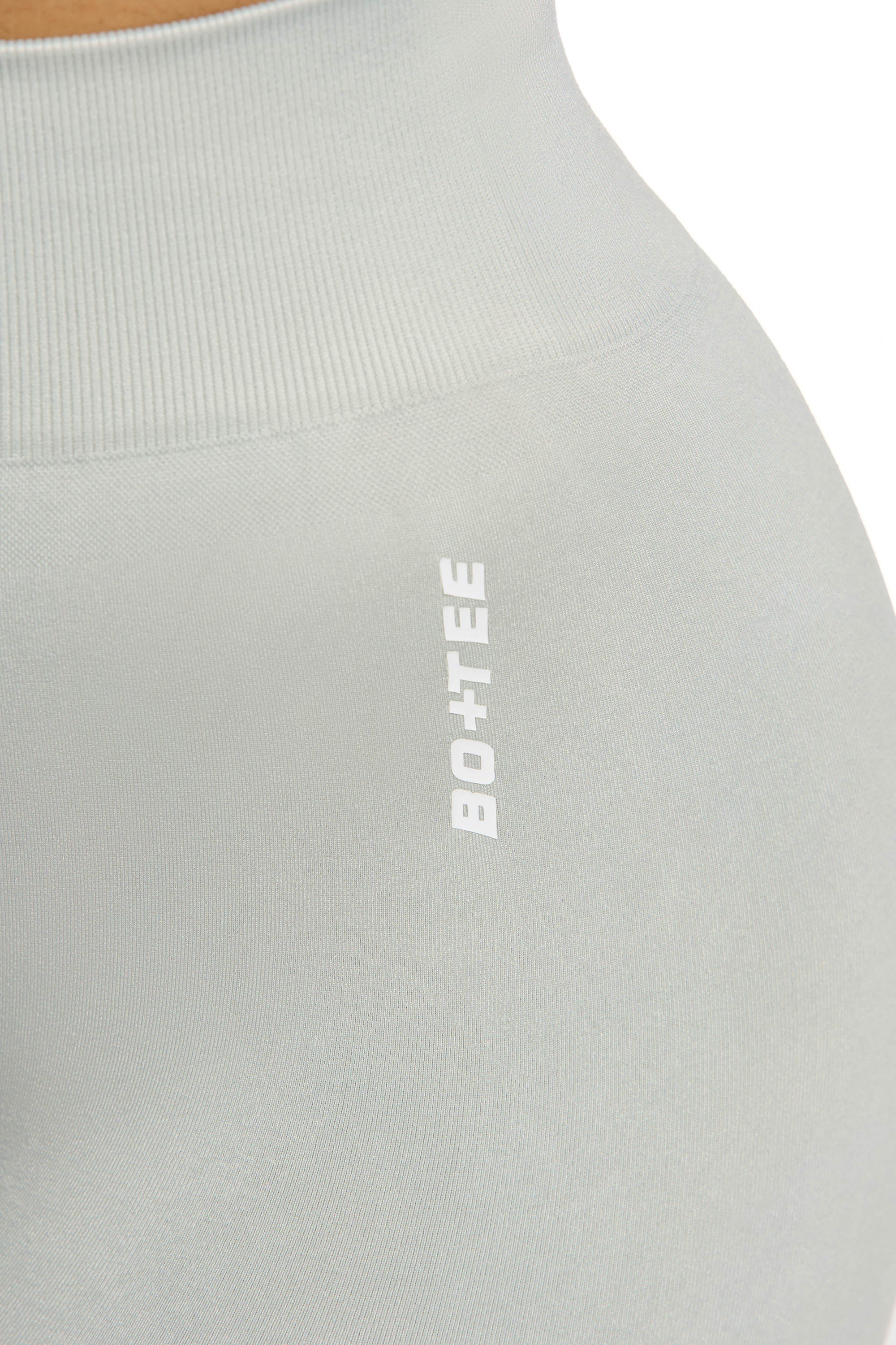 Invigorate Seamless High Waist Mini Shorts in Grey | Oh Polly